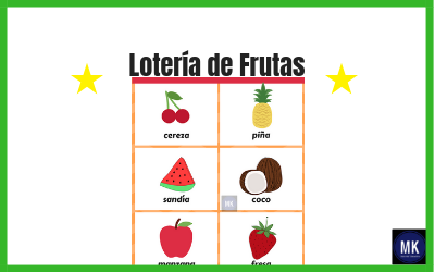 ⊛ Lotería de Frutas y Verduras🍇 【Vamos a Divertirnos】
