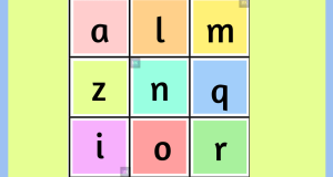 ⊛ Lotería de Letras para Imprimir 【PDF】