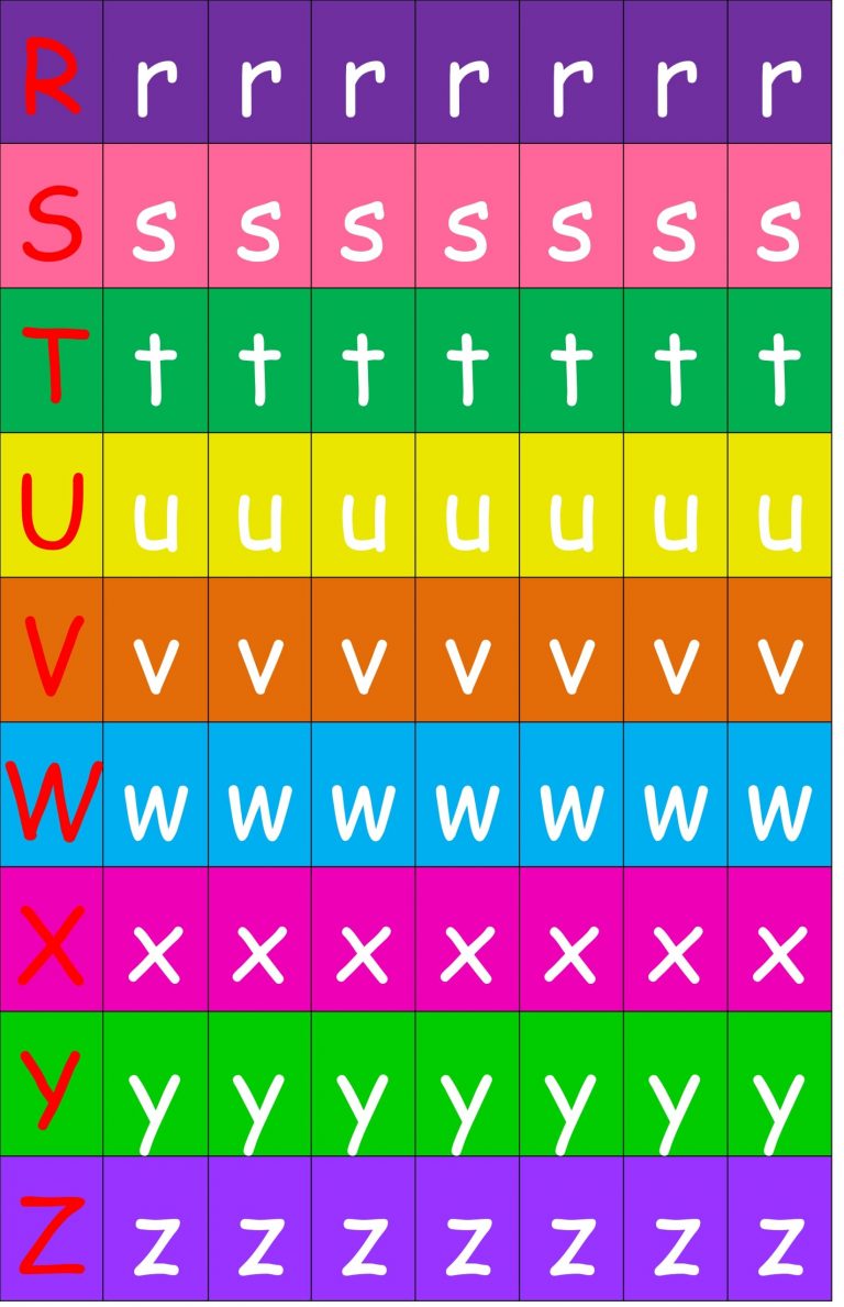 ⊛ Alfabeto Móvil para Imprimir 【PDF】